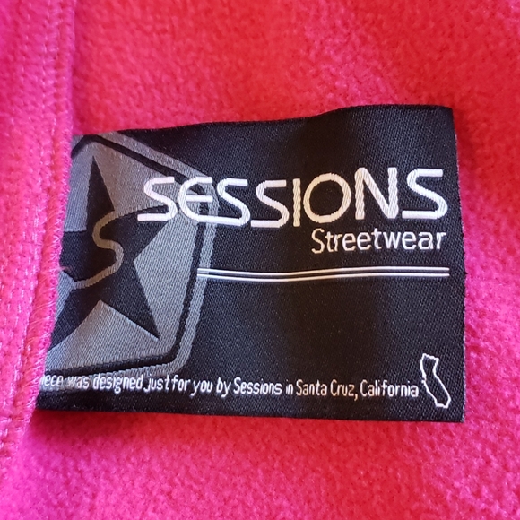 Sessions Streetwear | Jackets & Coats | M Sessions Pink Cowl Neck Zip ...